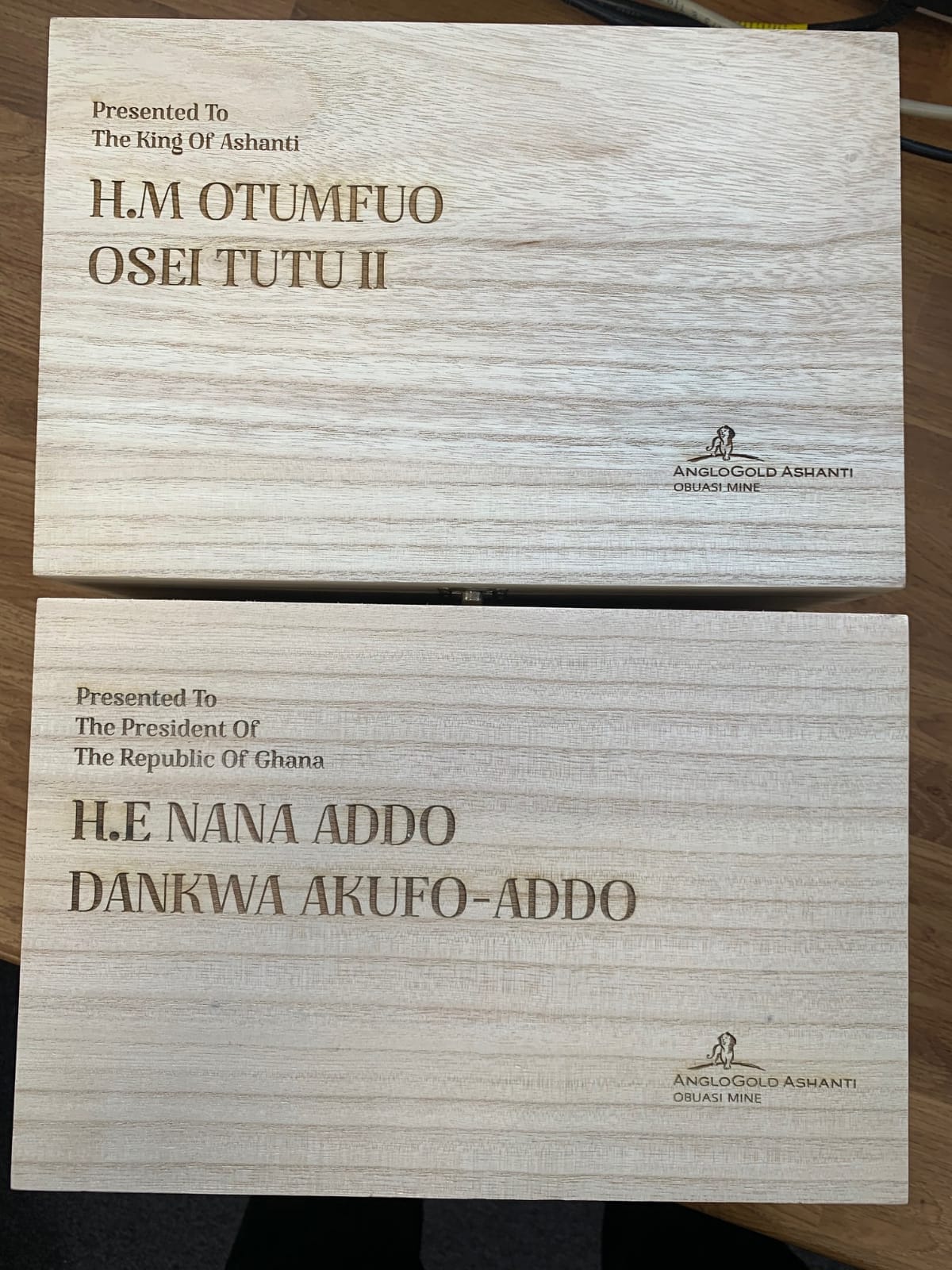 Bespoke Trophy Boxes - Twine Interiors ltd